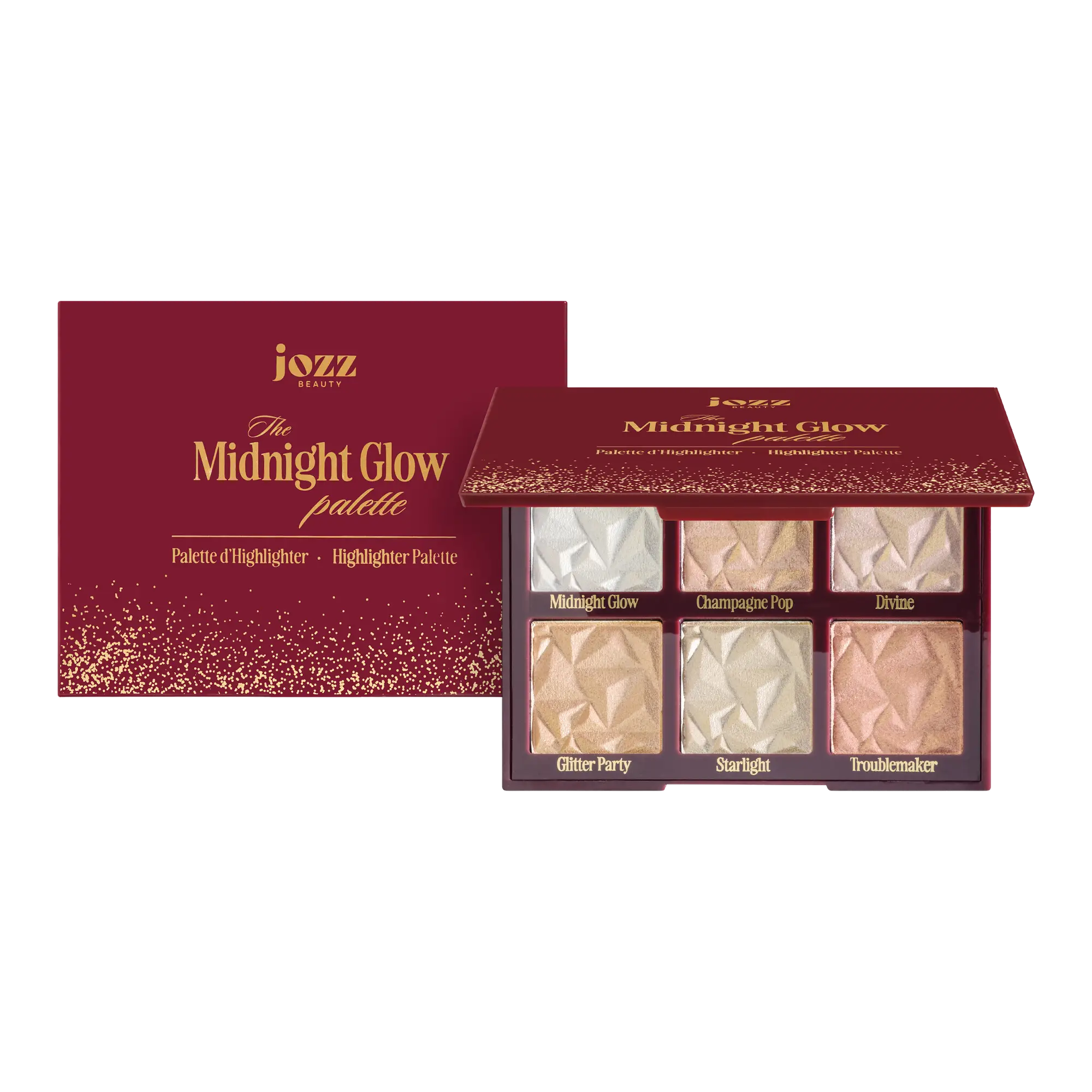 Palette Highlighters - The Midnight Glow Palette - Jozz Beauty